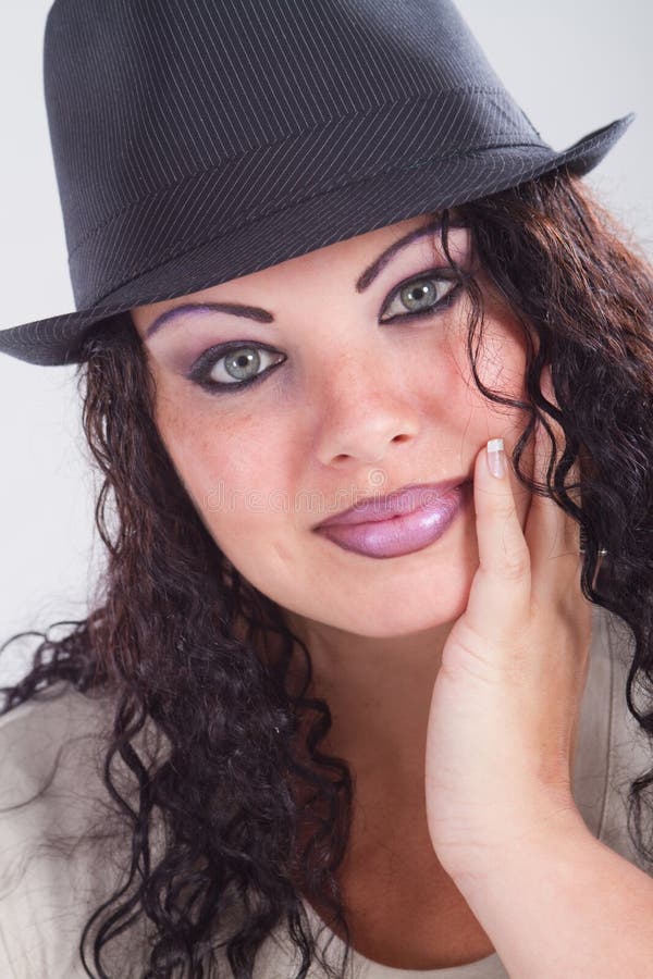 Plus size boxing model stock image. Image of white, feminine - 15613965