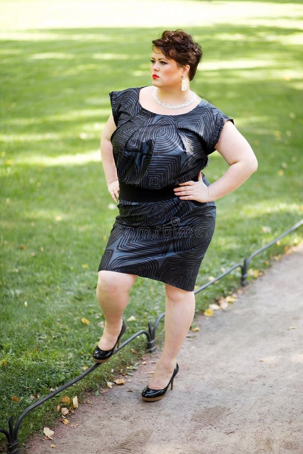Plus size woman stock photo. Image of trunk, clothing - 45990638