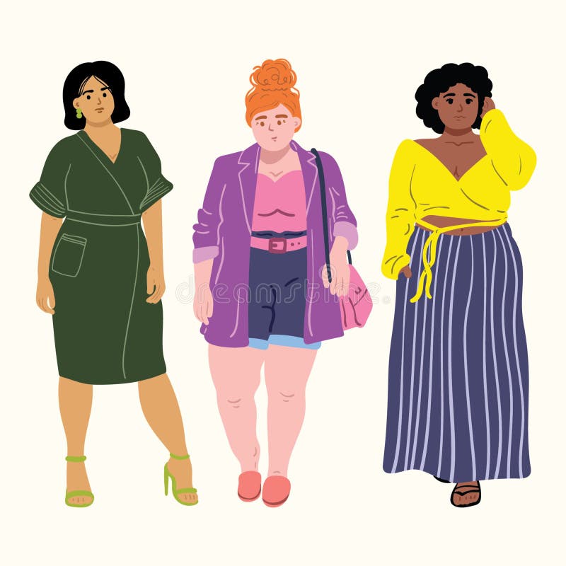 Fat Women Pattern Stock Illustrations – 133 Fat Women Pattern Stock ...