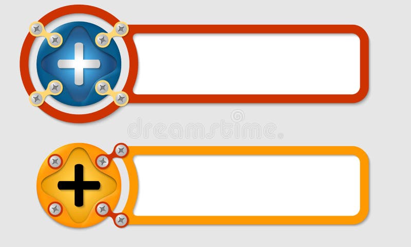 Plus symbol stock vector. Illustration of empty, round - 46863281