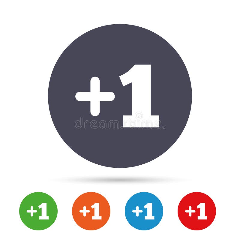 Plus Un Signe Ajoutez Un Symbole Illustration de Vecteur - Illustration ...