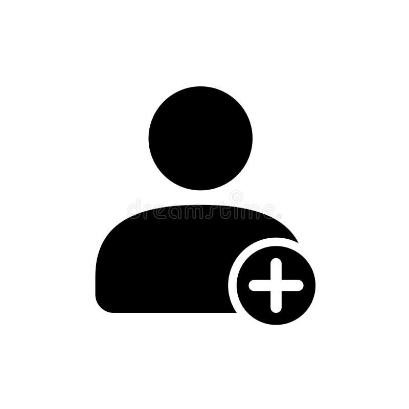 Plus User Icon. One of Set Web Icons Stock Vector - Illustration of ...