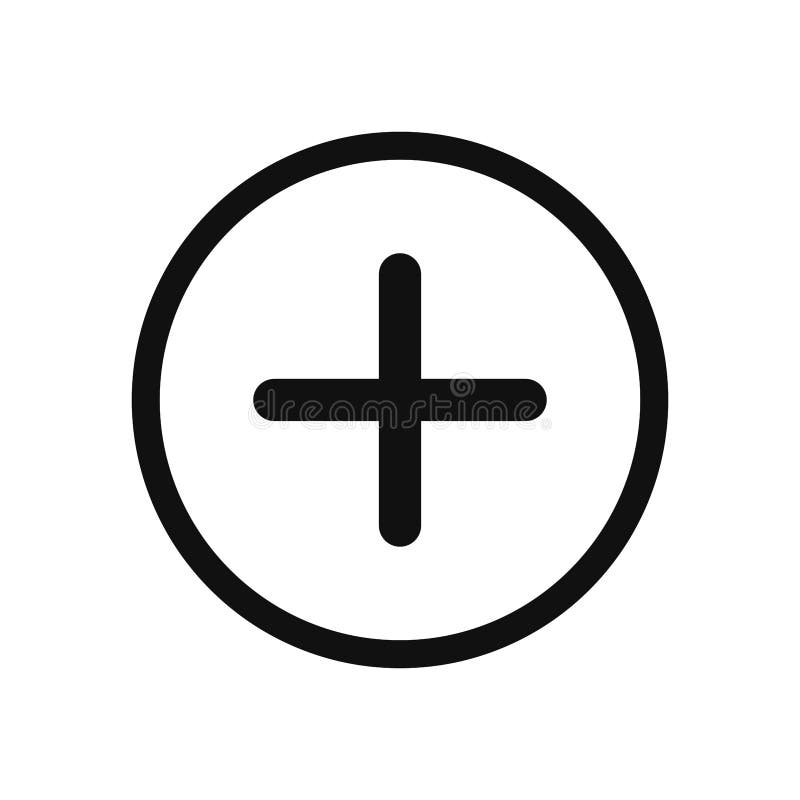 Plus Vector Icon, Add Symbol in Modern Design Style for Web Site and ...