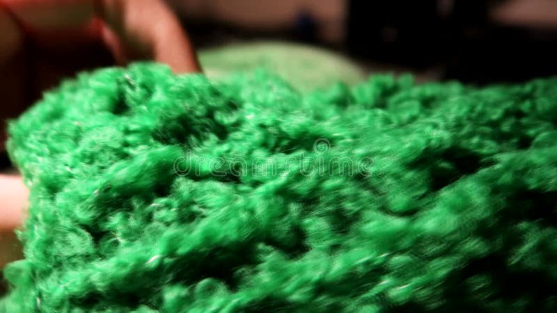 Plush Loop-yarn Balls in the Shop Window Stock Footage - Video of ...