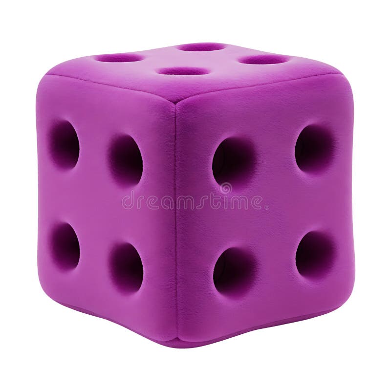 Plush Perforation the Velvet Cube, Violet Velvet the Tactile Soft Cube ...