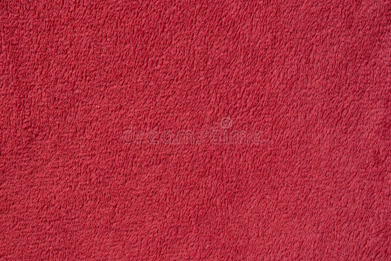 Plush Red Texture. Macro Photo Stock Image - Image of fabric, copy ...