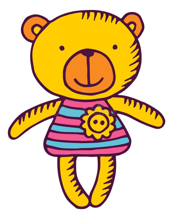 Soft Toy Teddy Bears Couples with Hearts in Love Stock Vector ...