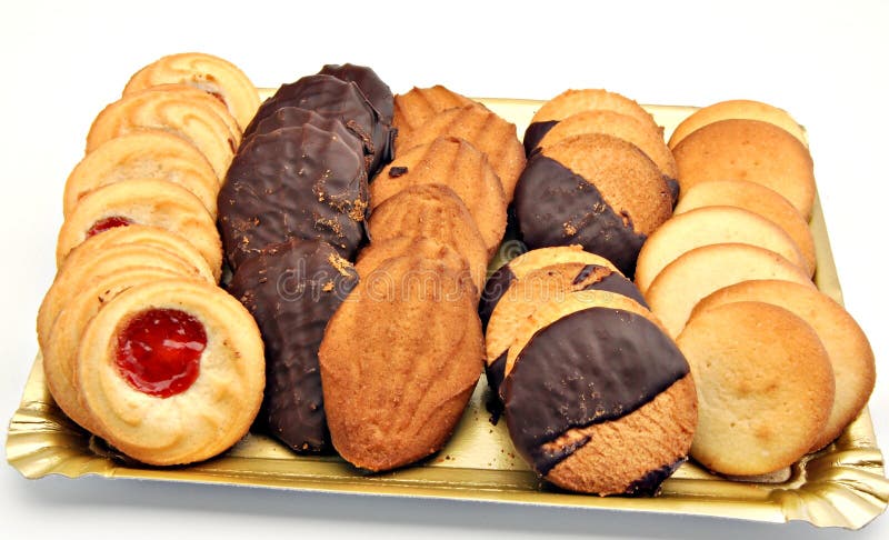 Plusieurs biscuits photo stock. Image du isolement, gâteaux - 22917246