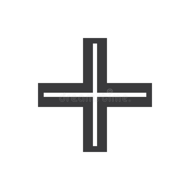 Pluszeichen-Symbole. Pluszeichen-Tasten. Vektorgrafik Vektor Abbildung ...