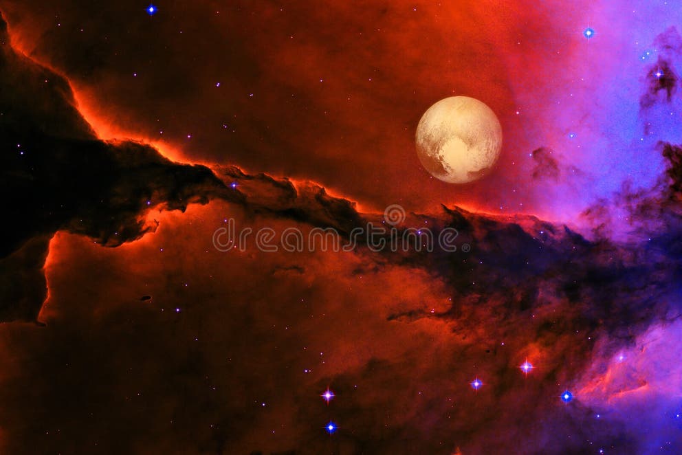Pluto. Elements of this Image Furnished by NASA Stock Image - Image of ...