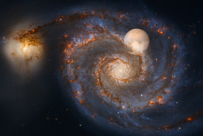 Pluto. Elements of this Image Furnished by NASA Stock Illustration ...