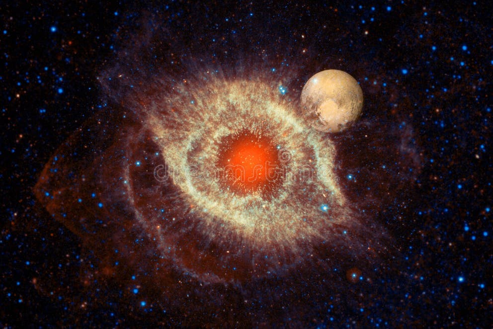 Pluto. Elements of this Image Furnished by NASA Stock Illustration ...