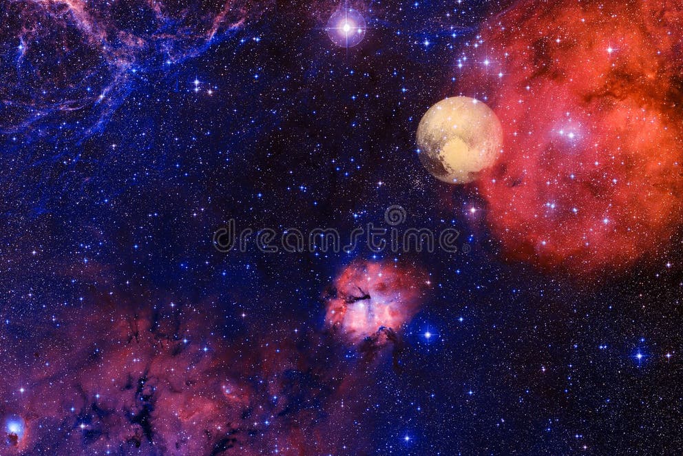 Pluto. Elements of this Image Furnished by NASA Stock Photo - Image of ...