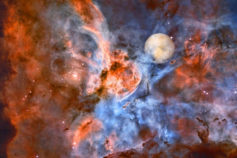 Pluto. Elements of this Image Furnished by NASA Stock Photo - Image of ...