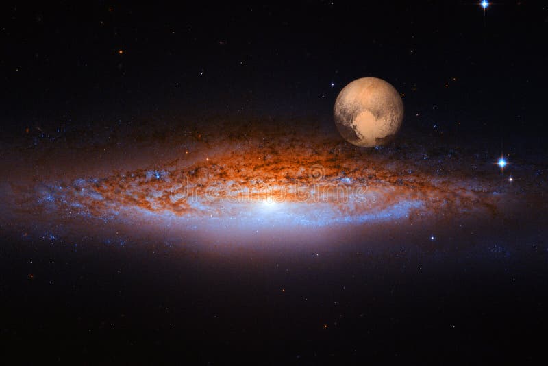 Pluto. Elements of this Image Furnished by NASA Stock Illustration ...