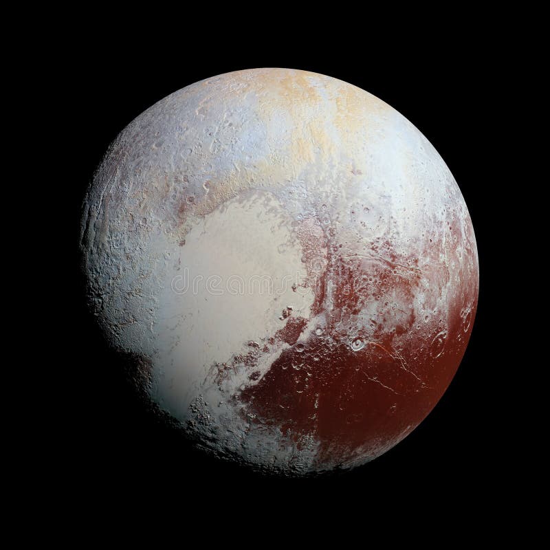 Pluto Planet Solar System Space Stock Illustration - Illustration of ...