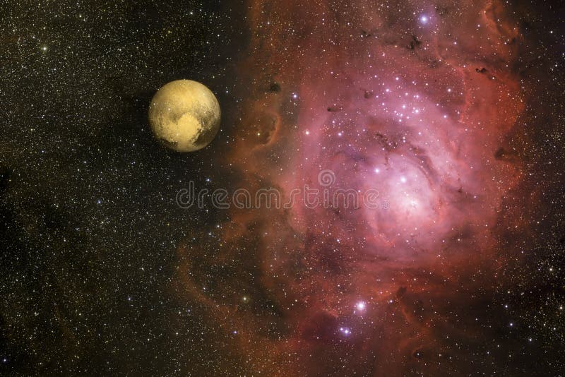 Pluto. Solar System. Elements of this Image Furnished by NASA Stock ...