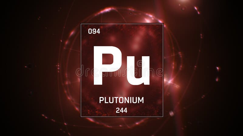 Plutonium Atom stock illustration. Illustration of model - 11588962