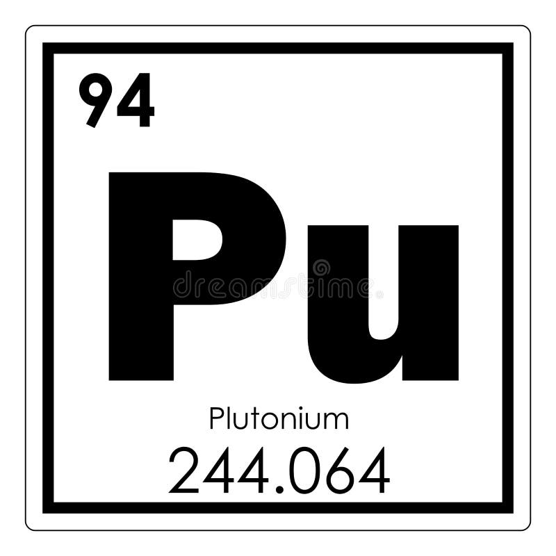 Plutonium element stock illustration. Illustration of research - 30389758
