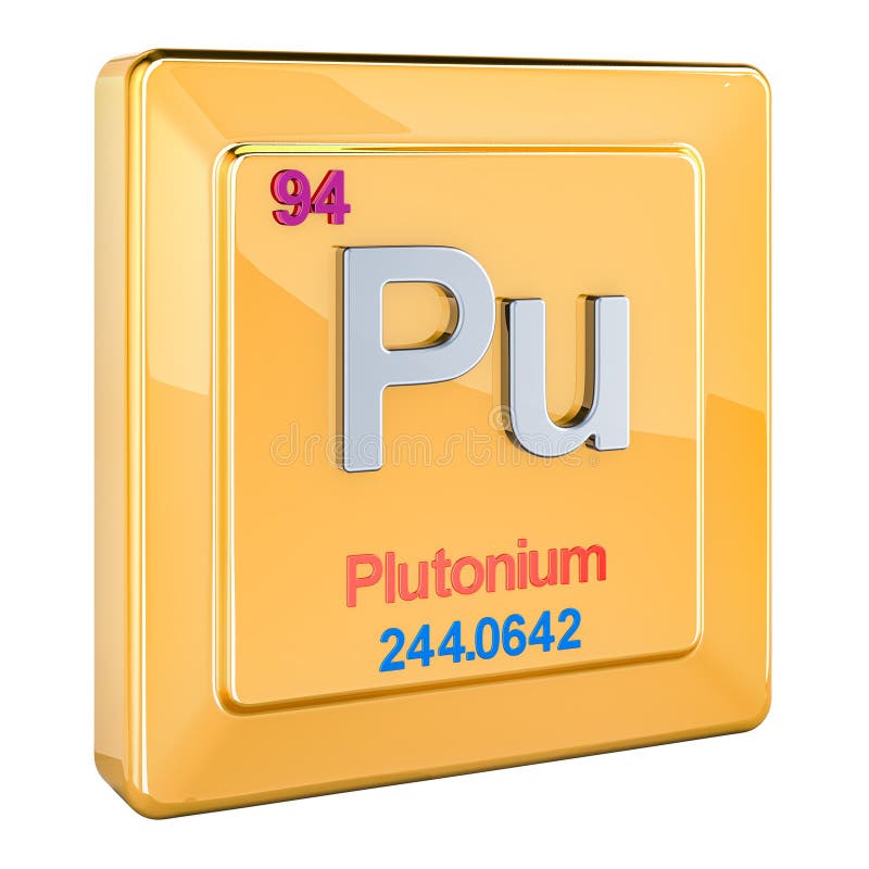 Plutonium Symbol Periodic Stock Illustrations – 253 Plutonium Symbol ...