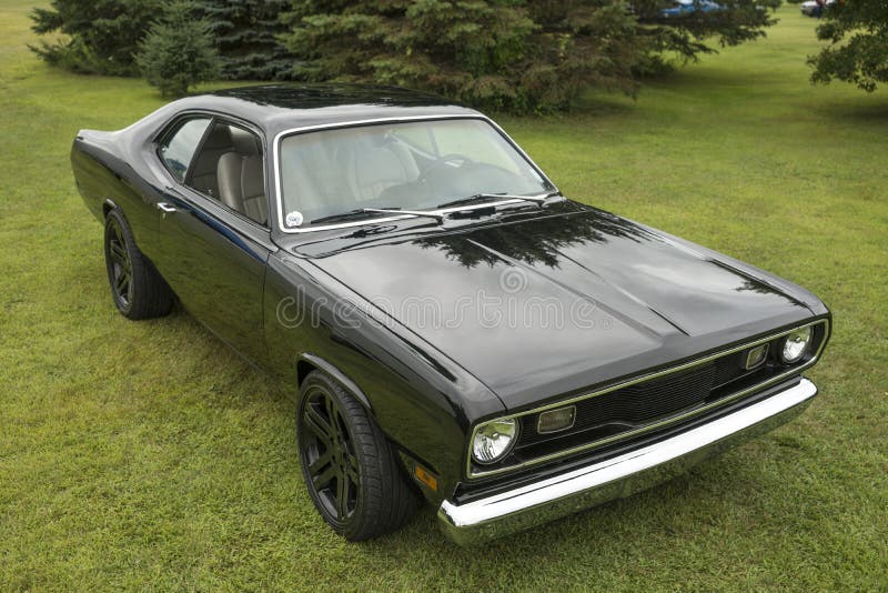 Plymouth duster 6 editorial photo. Image of modified - 113521056