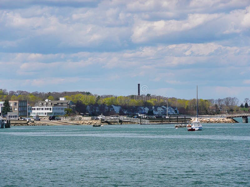 Plymouth Harbor, Plymouth, Massachusetts Editorial Image - Image of ...