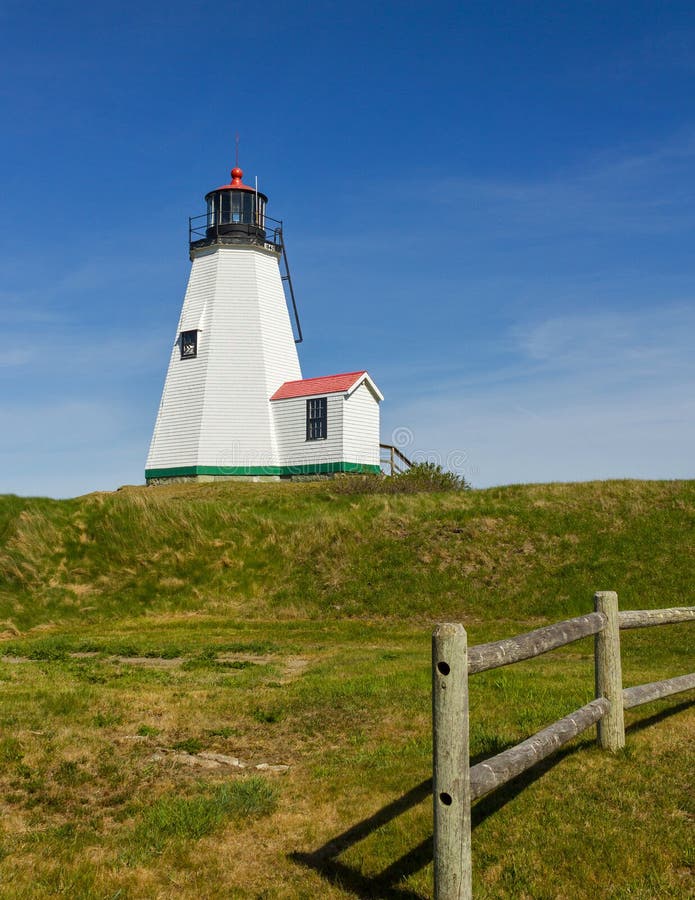 Plymouth Lighthouse in Massachusetts Stock Photo - Image of outdoors ...