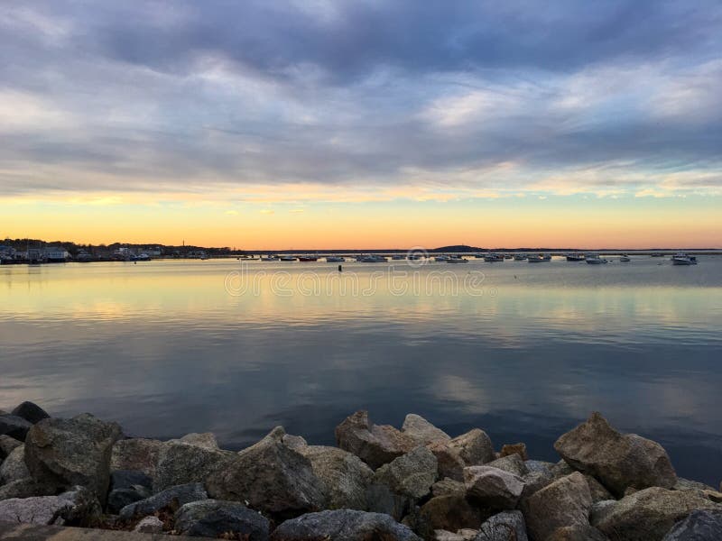 Plymouth Massachusetts Cape Cod Stock Image - Image of ocean, plymouth ...