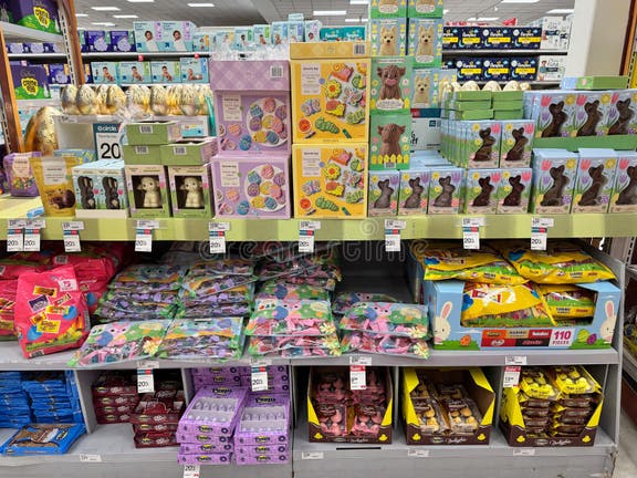 Large Easter Candy Display at a Target Store Editorial Stock Image ...