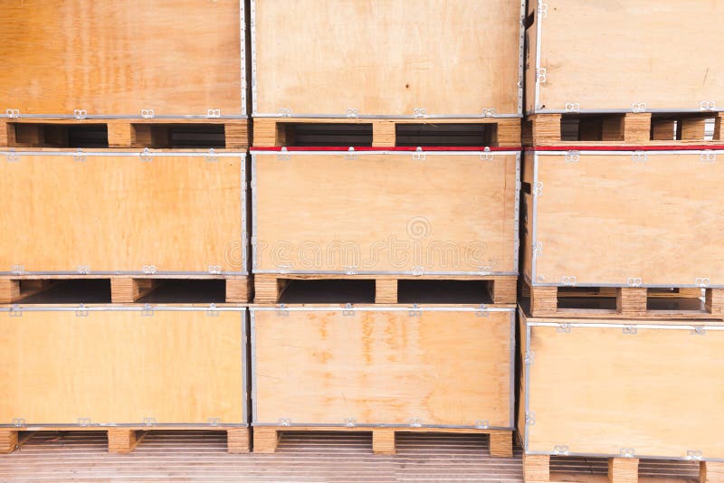 Plywood box stock photo. Image of layer, industrial, construction ...