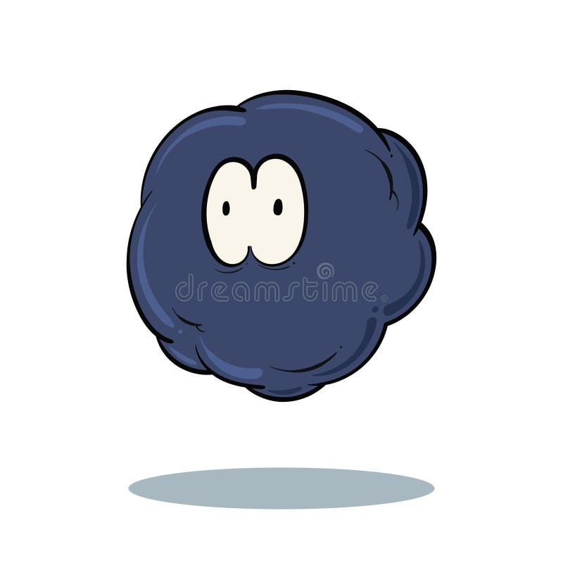 The Dusty Cartoon PM2.5. the Concept of Air Pollution Stock Vector ...
