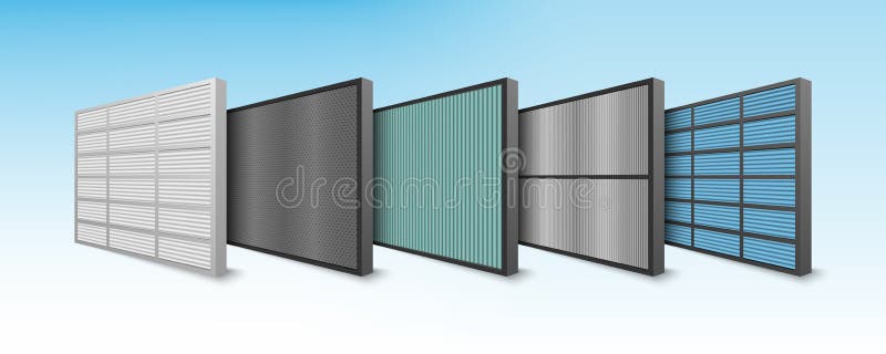 PM 2.5 Air Filteration and Virus Protection, 5 Layers Filter, Vector ...