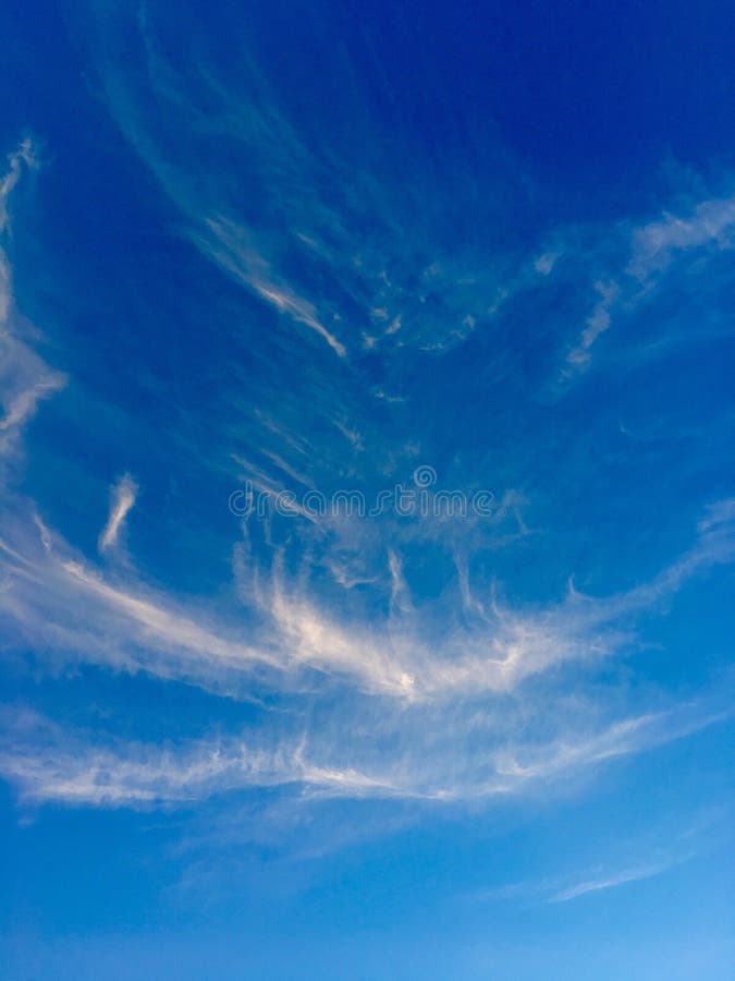 Cloud-waves Blue Bright Sky South Africa Stock Photo - Image of ...