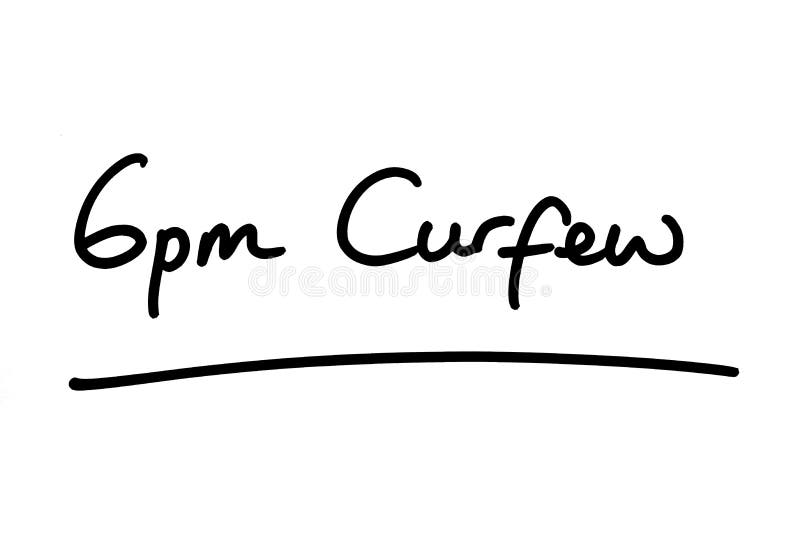 Curfew Stock Illustrations – 1,365 Curfew Stock Illustrations, Vectors ...