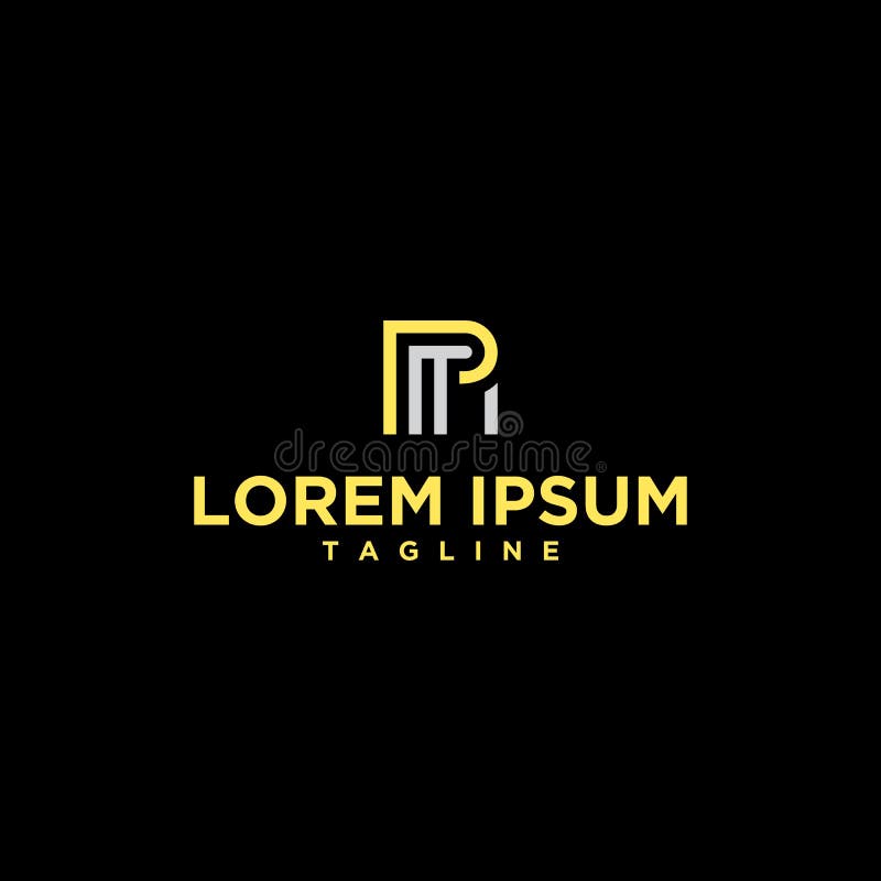 Pm Monogram Logo Design Inspiration Stock Vector - Illustration of logo ...