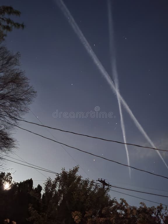 11pm night sky stock image. Image of moon, night, stars - 247669481