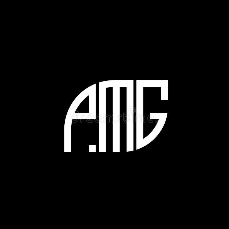 PMG Letter Logo Design on Black Background.PMG Creative Initials Letter ...