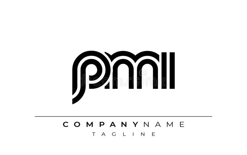 PMI Creative Unique Modern Letter Logo Design Stock Vector ...