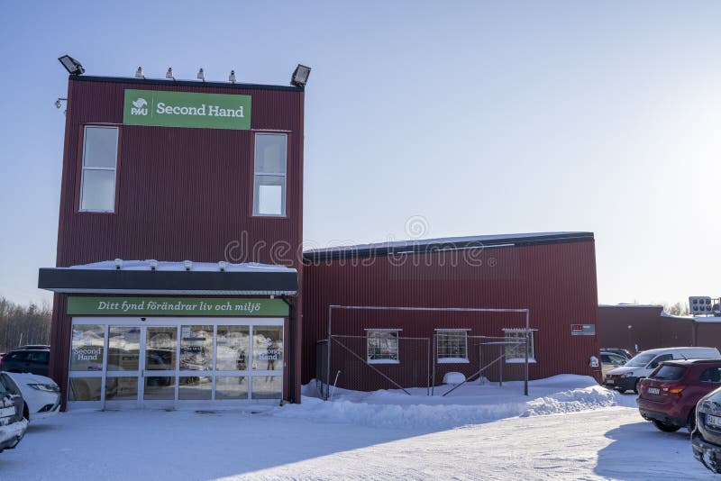 PMU Second Hand Store in Sweden Pitea with during Winter Editorial ...