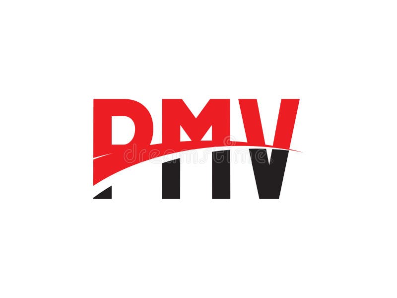 PMV Letter Initial Logo Design Vector Illustration Stock Vector ...