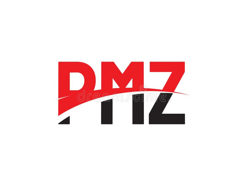PMZ Letter Initial Logo Design Vector Illustration Stock Vector ...