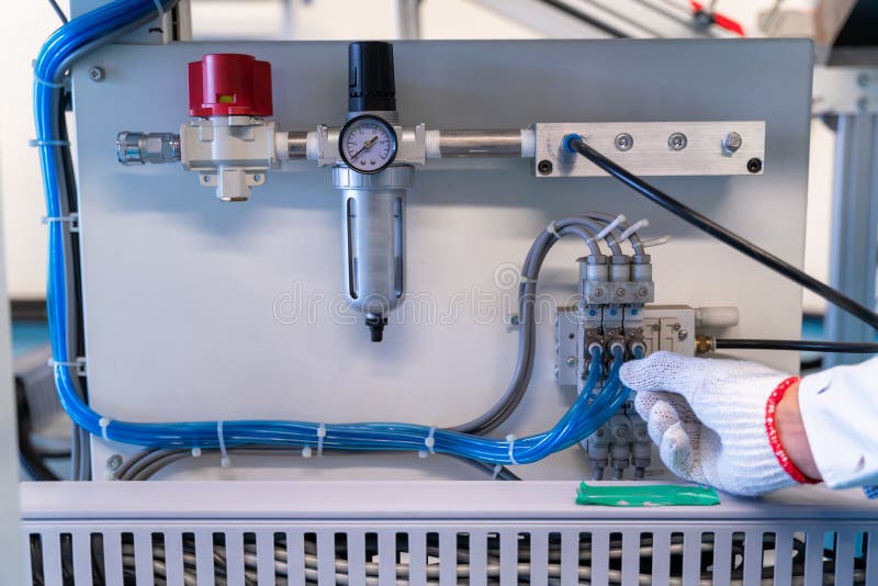 Pneumatic Control Board in Production. Distributor of Pneumatic Control ...