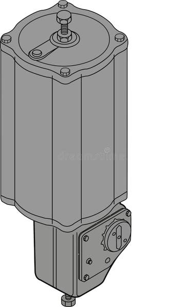 Pneumatic Cylinder Stock Illustrations – 787 Pneumatic Cylinder Stock ...