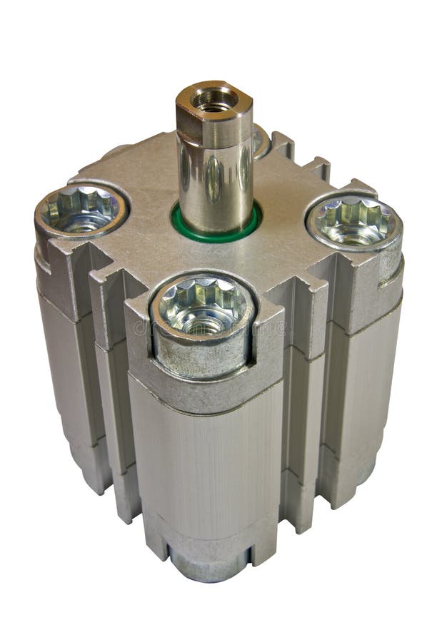 Pneumatic Cylinder Piston for Machinery Technology Tipper. Concept ...