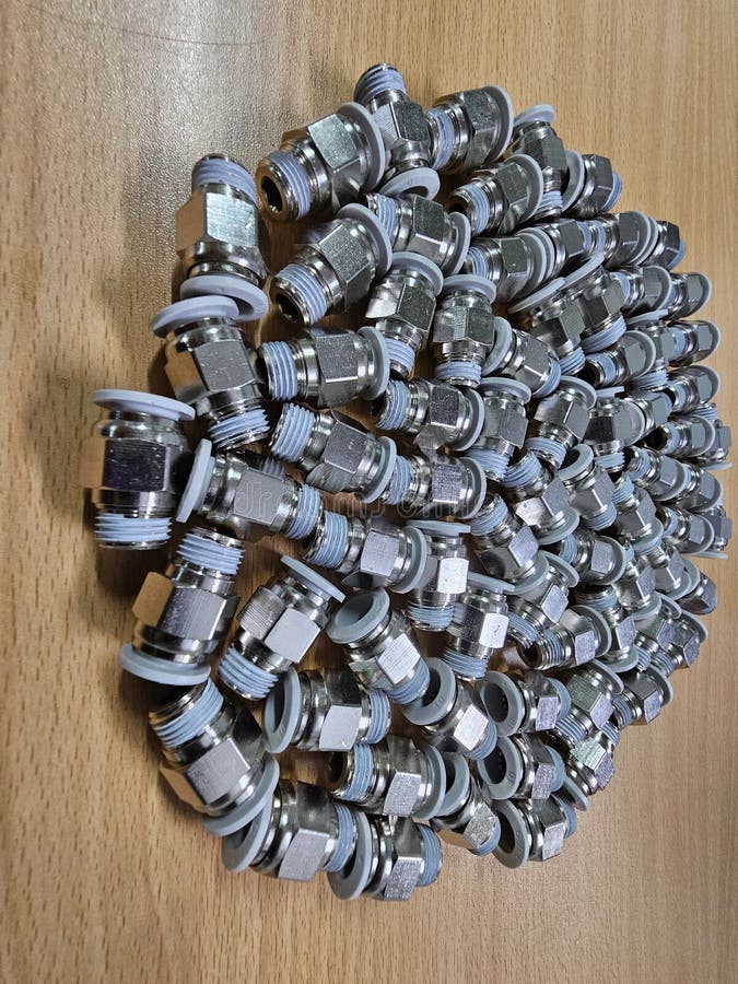 Pneumatic Joints are on the Table Randomly. they are Metal-type Joints ...