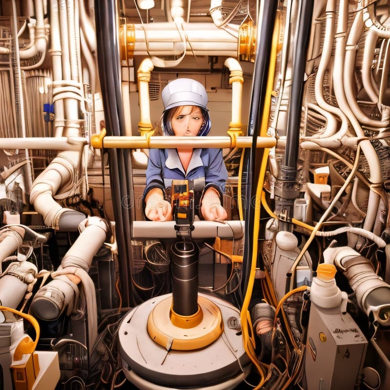 AI Generated Image - Pneumatic Post Stock Illustration - Illustration ...