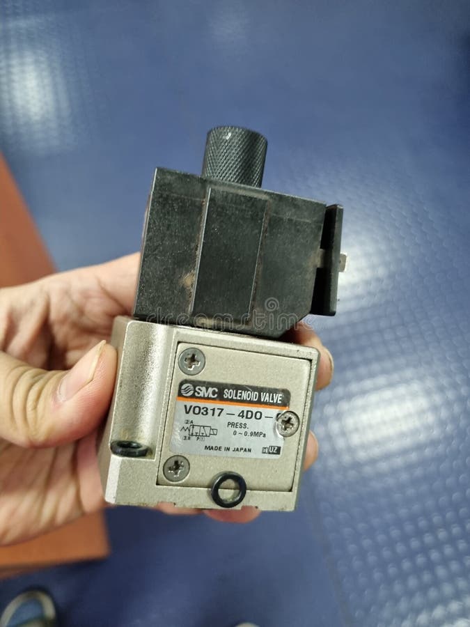 Pneumatic Solenoid valve stock photo. Image of solenoid - 368559838