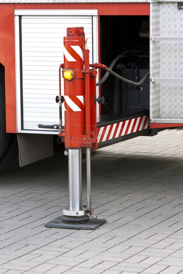 Pneumatic support foot stock image. Image of concrete - 23991607