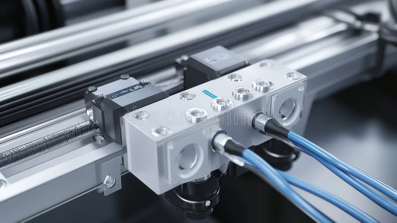 Pneumatic System Controlling Manufacturing Process with Precision Stock ...