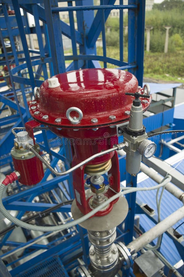 Pneumogram stock photo. Image of valve, pneumatic, crane - 77506302